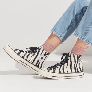 Converse | Shoes | Nwt Converse Chuck Tailor 7 Hi Zebra | Poshmark